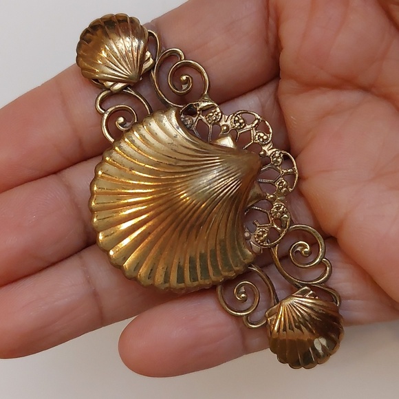Vintage | Jewelry | Vintage Asian Inspired Continental Seashells ...